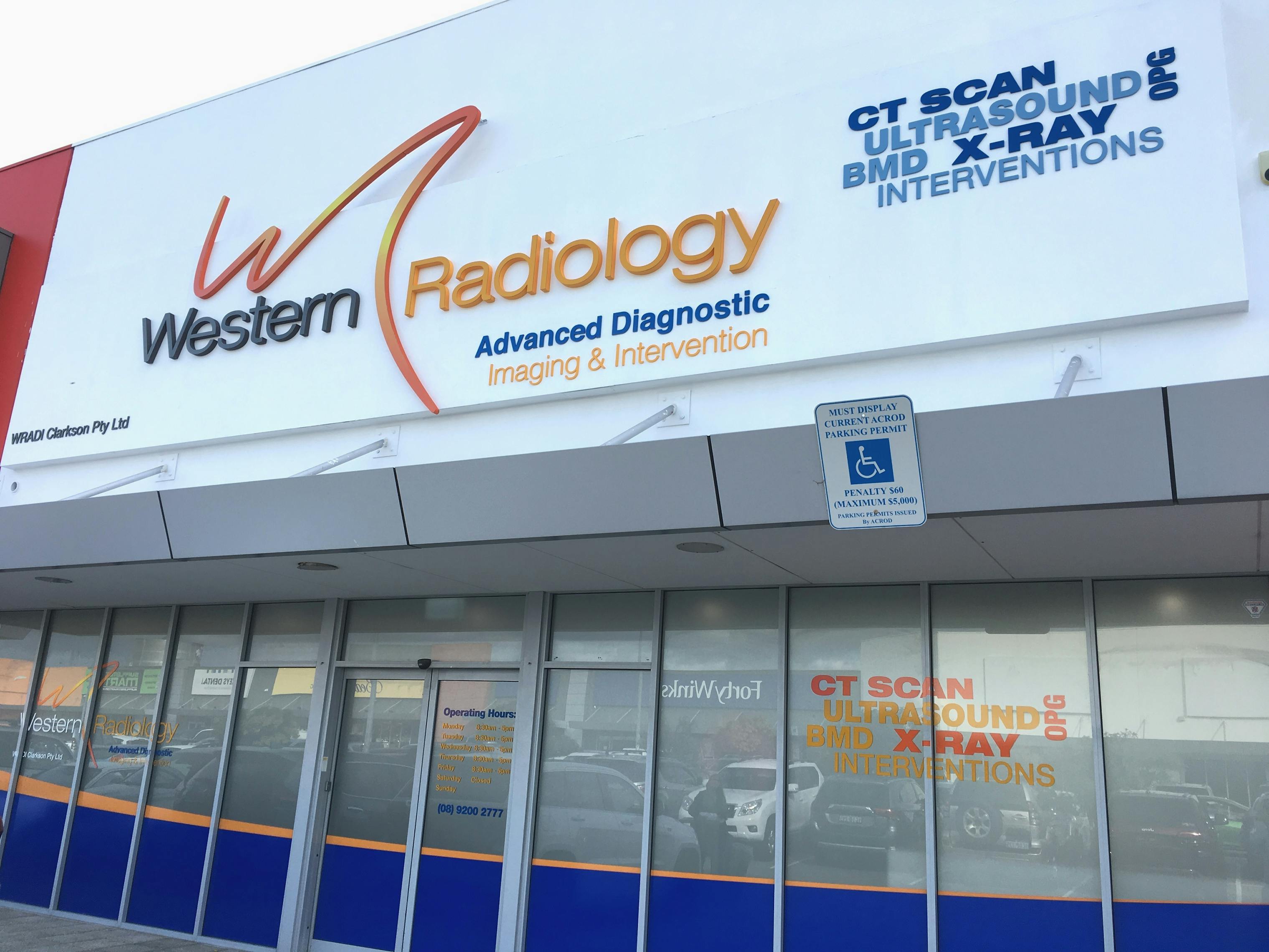 Western Radiology Clarkson - Book an Appointment Online